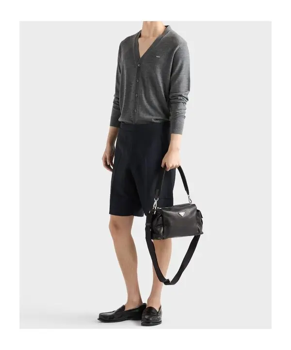 Prada Logo Plaque Explore Bag