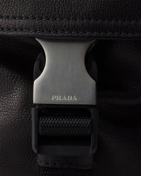 Prada Logo Plaque Explore Bag