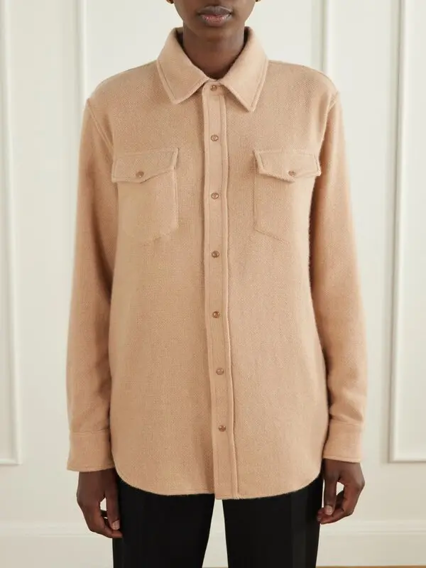 GOD'S TRUE CASHMERE Cashmere Knitted Shirt