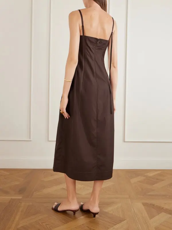 Co Cotton-poplin Midi Dress