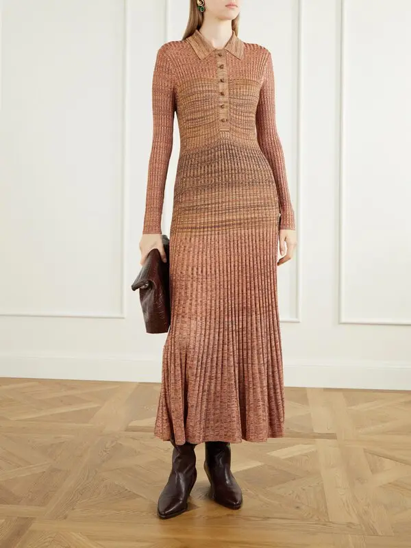 Zimmermann Ribbed Jersey Midi Dress