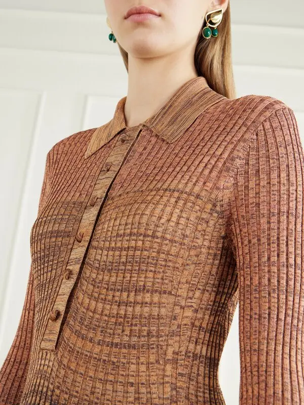 Zimmermann Ribbed Jersey Midi Dress