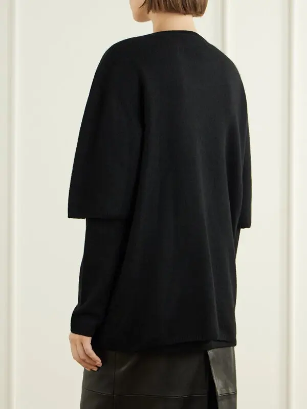 Nour Hammour Layered Cashmere Sweater