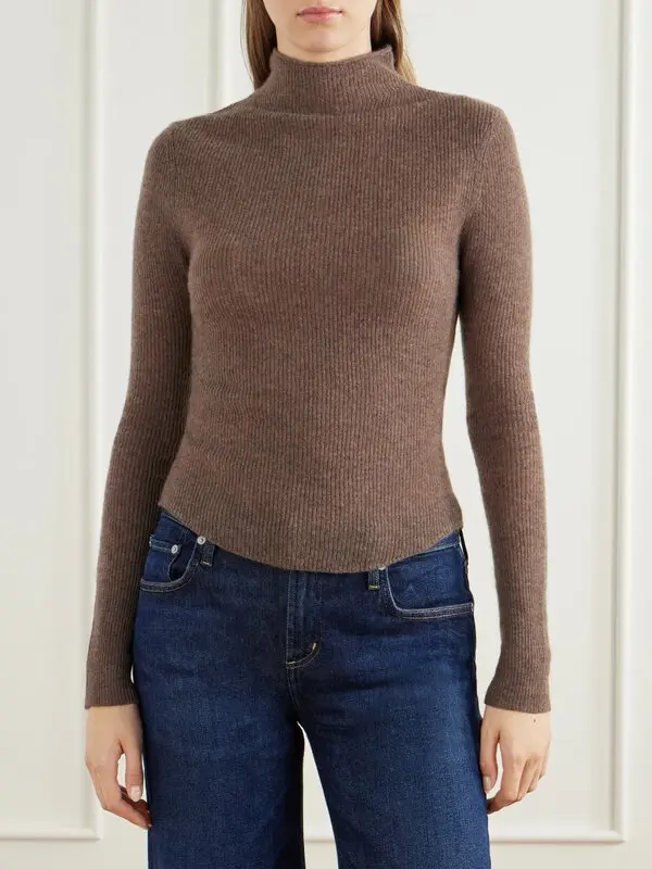 Citizens Of Humanity Ribbed Wool Turtleneck Sweater