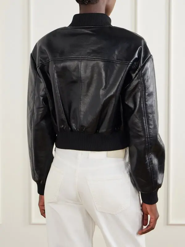 Citizens Of Humanity Cropped Leather Jacket