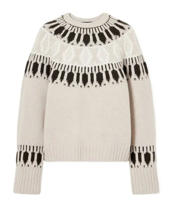 Arch4 Jackson Fair Isle Cashmere Sweater