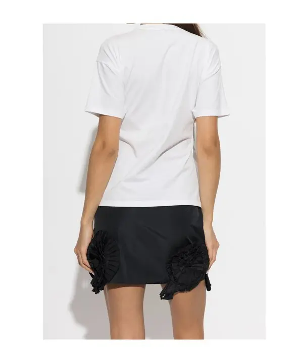 Blumarine Rhinestone Bow T-shirt