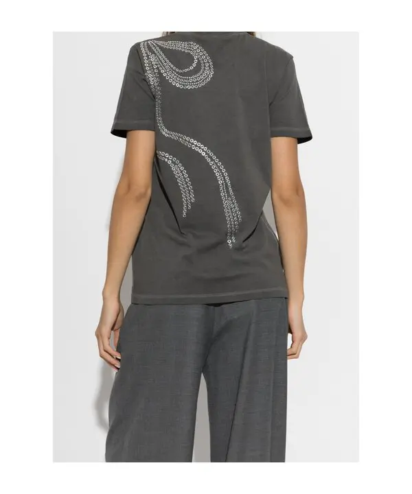 Blumarine Crew Neck Short-sleeved T-shirt