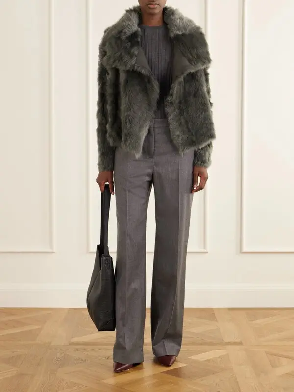 YVES SALOMON Reversible Shearling And Leather Jacket