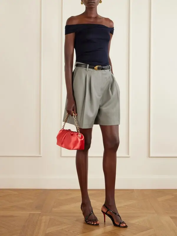 CHRISTIAN LOUBOUTIN Small Satin Clutch