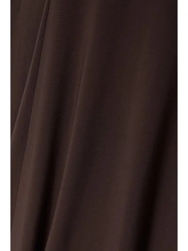 Norma Kamali Stretch-jersey Turtleneck Gown