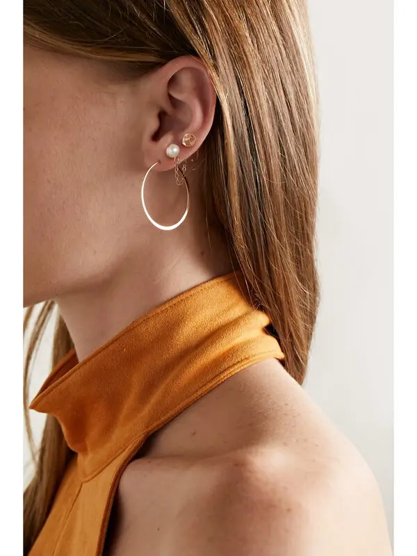 MELISSA JOY MANNING 14-karat Recycled Gold Arrings