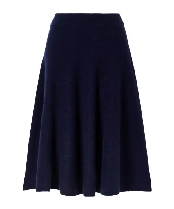 Arch4 Hillgate Cashmere Midi Skirt - Black