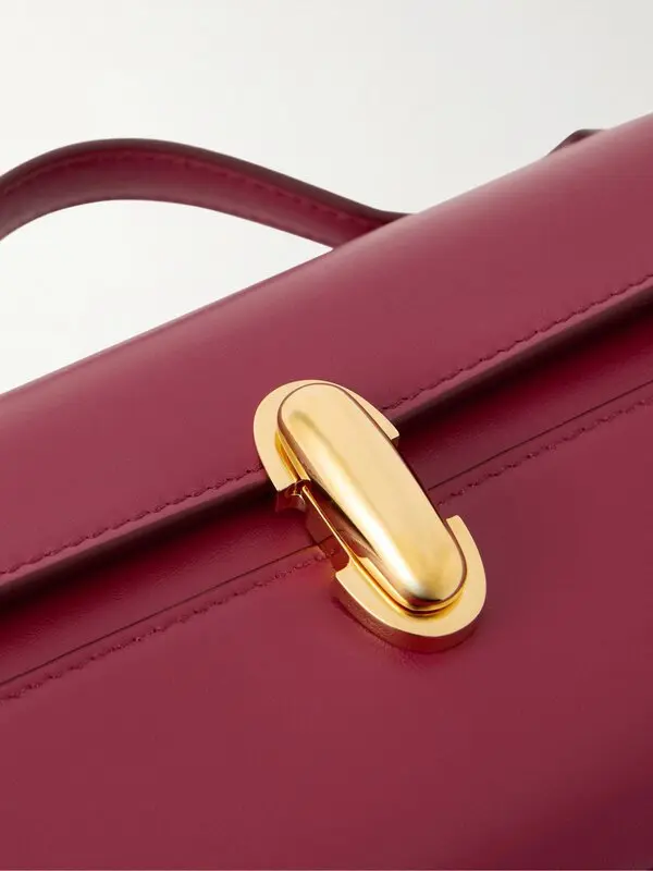 Savette Slim Symmetry Leather Tote