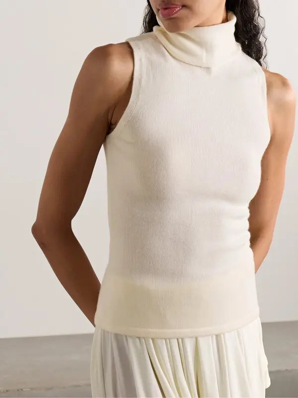 Staud Fitted Turtleneck Top