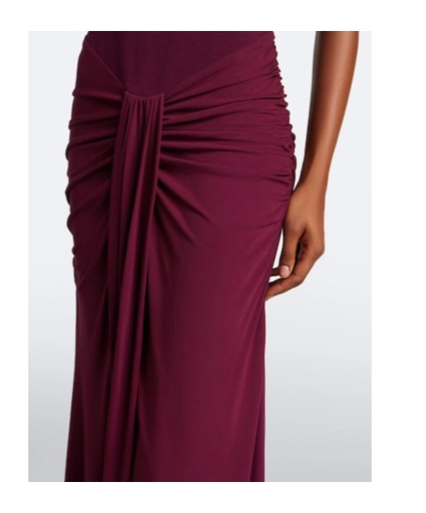 Simkhai Draped Jersey Gown