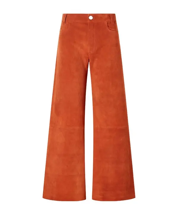 Stouls Lilou Suede Wide-leg Pants