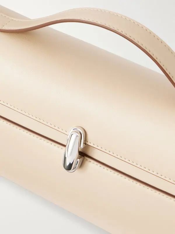 Savette Symmetry Trapeze Pochette Leather Tote