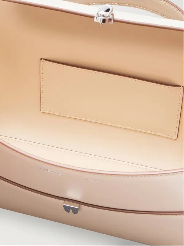 Savette Symmetry Trapeze Pochette Leather Tote