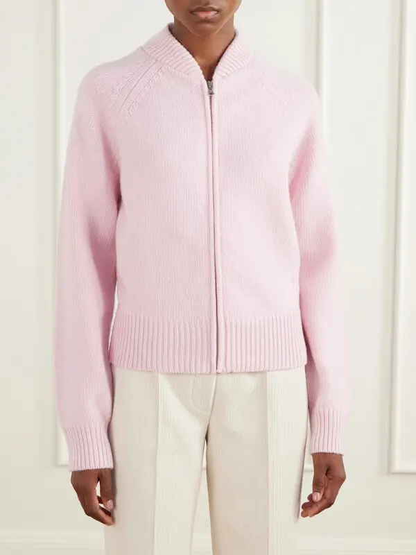 HIGH SPORT Wool Zip-up Cardigan