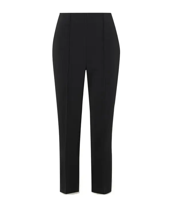 RÓHE Pintucked Grain De Poudre Slim-leg Pants