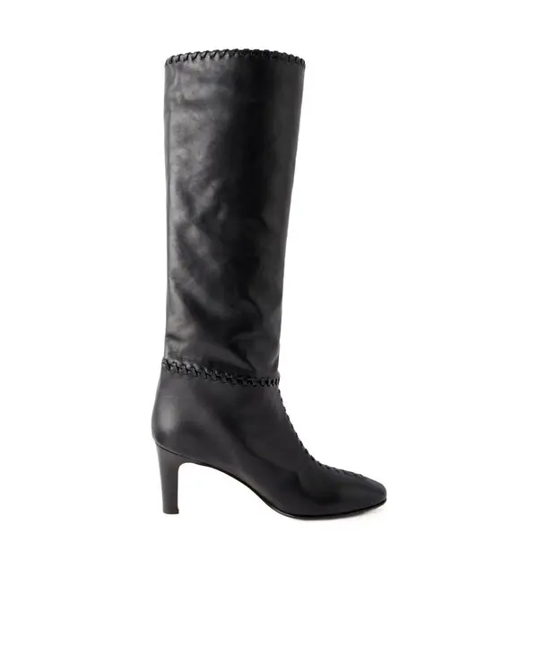 Zimmermann Whipstitched Leather Knee Boots
