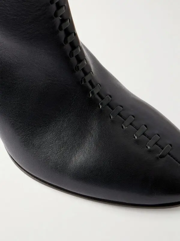 Zimmermann Whipstitched Leather Knee Boots