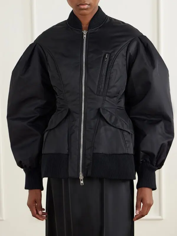 Simone Rocha Satin Bomber Jacket