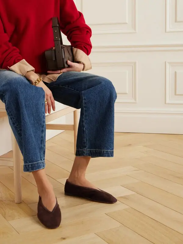 Le Monde Beryl Luna Suede Ballet Flats