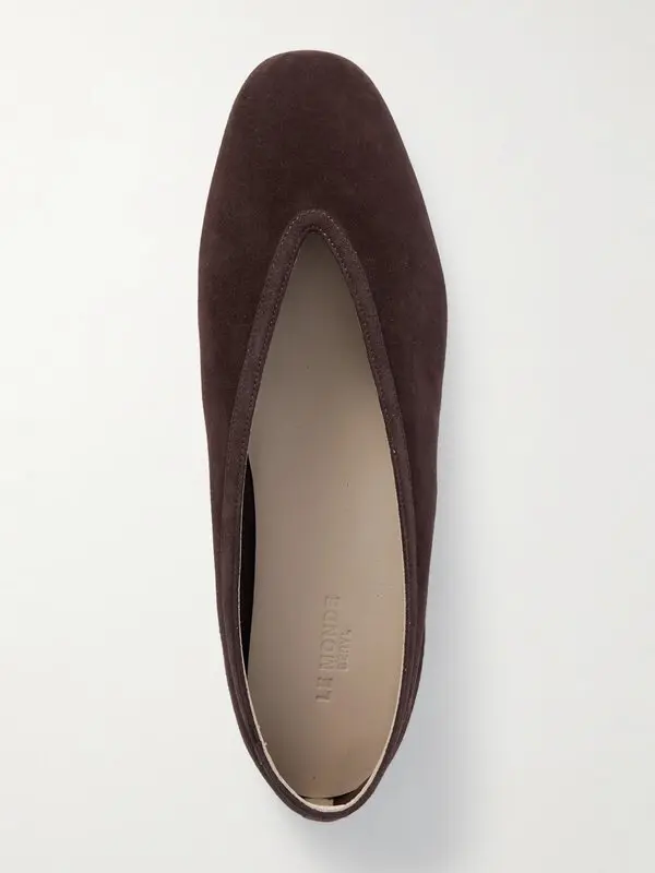 Le Monde Beryl Luna Suede Ballet Flats