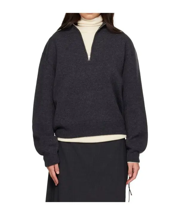 RÓHE Wool-blend Half-zip Sweater