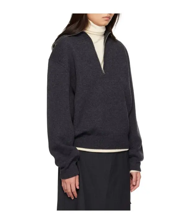 RÓHE Wool-blend Half-zip Sweater
