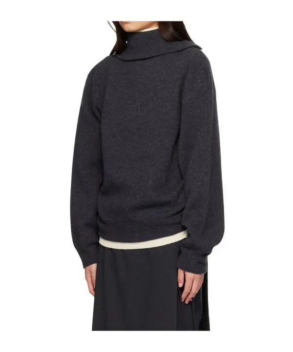 RÓHE Wool-blend Half-zip Sweater