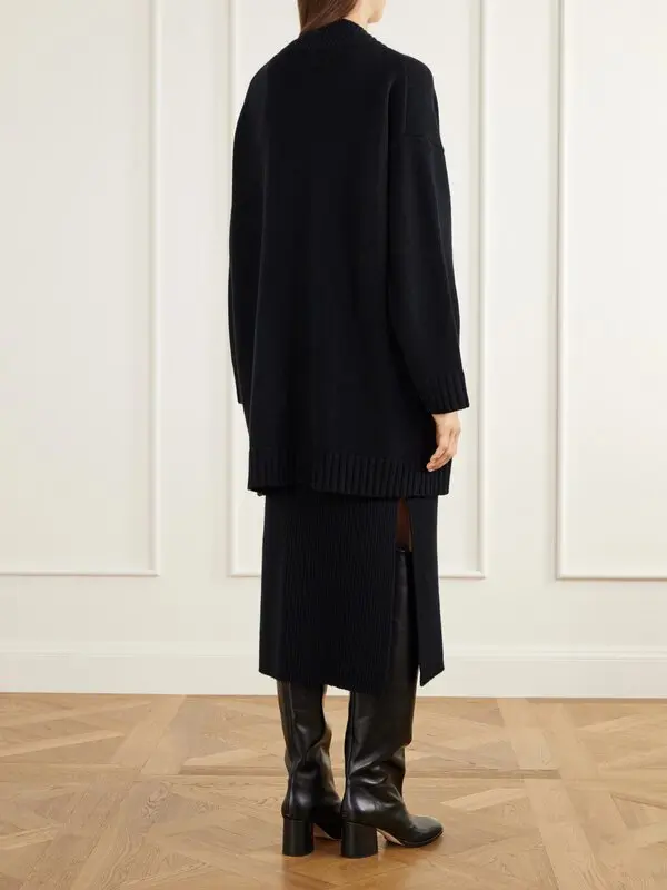 ALLUDE Casual Knitted Cardigan