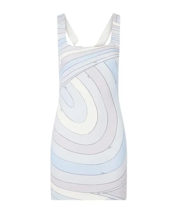 Emilio Pucci Printed Stretch-jersey Mini Dress