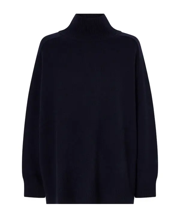 ALLUDE Warm Long Sleeve Sweater