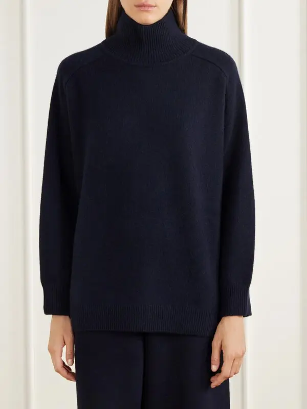 ALLUDE Warm Long Sleeve Sweater