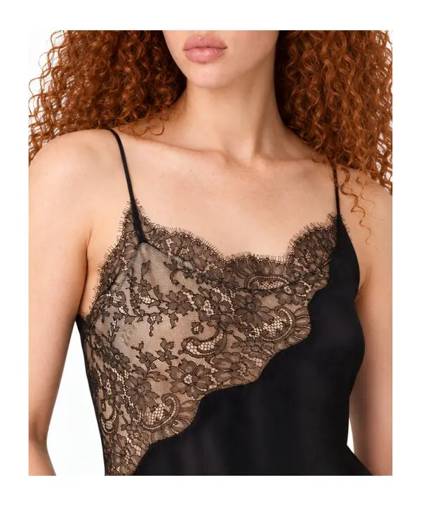 Stella McCartney Lace-trim Satin Cami Top