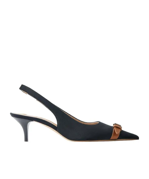 J.W.ANDERSON Pointed Toe Kitten Heels With Buckle Strap