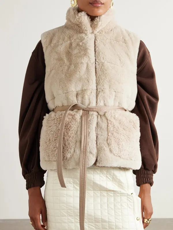 Moncler Joui Belted Down Gilet