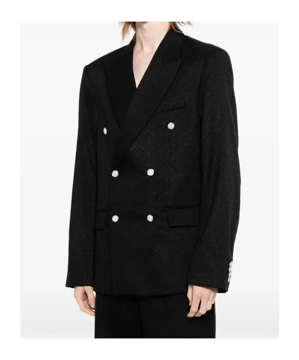 Casablanca Geometric-jacquard Single-breasted Blazer