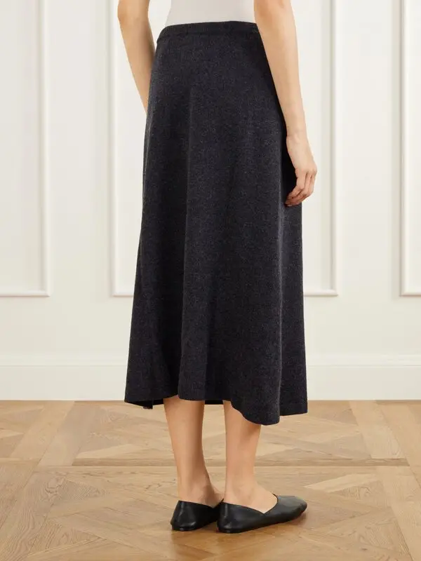 ALLUDE Minimalist Midi Skirt