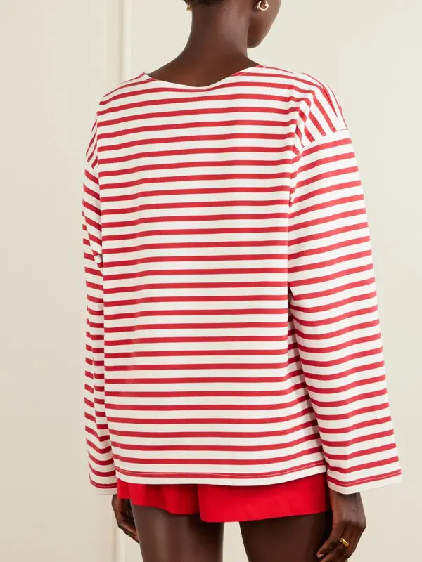 Matteau Breton Striped Cotton-jersey T-shirt