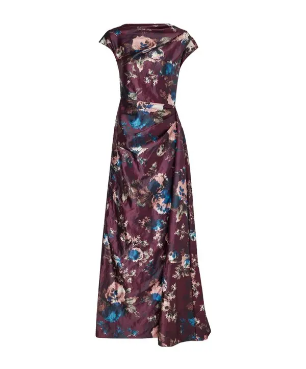 Erdem Metallic Sheen Long Dress