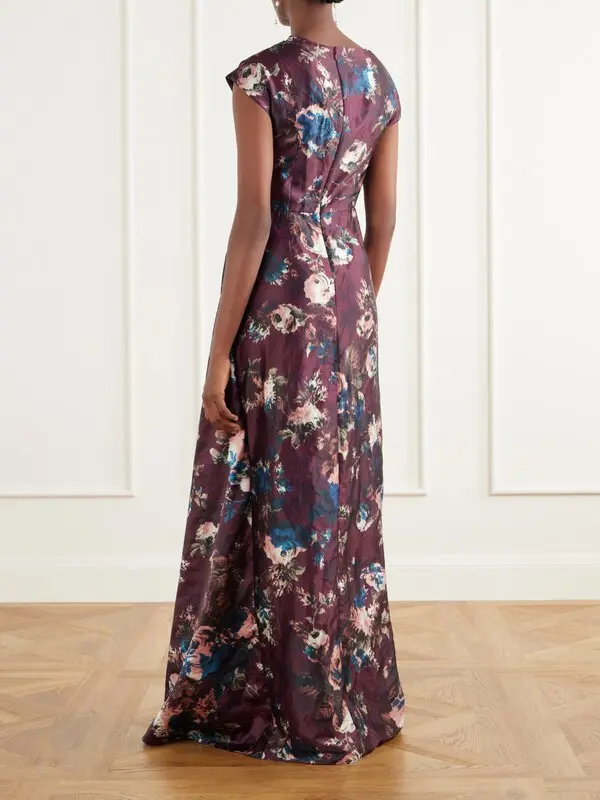 Erdem Metallic Sheen Long Dress