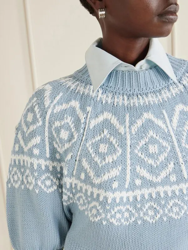 Altuzarra Howard Fair Isle-knit