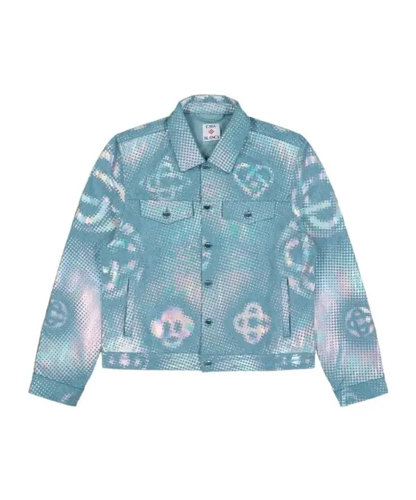 Casablanca Letter-pattern Denim Jacket