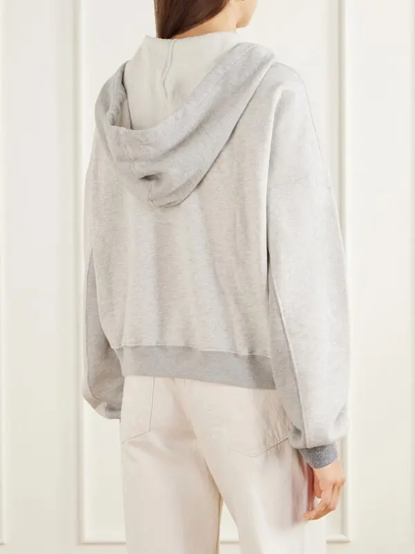 MOTHER Two-tone Color Block Hoodie