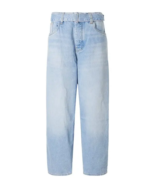 Studio Nicholson Cahuin Belted Mid-rise Wide-leg Jeans