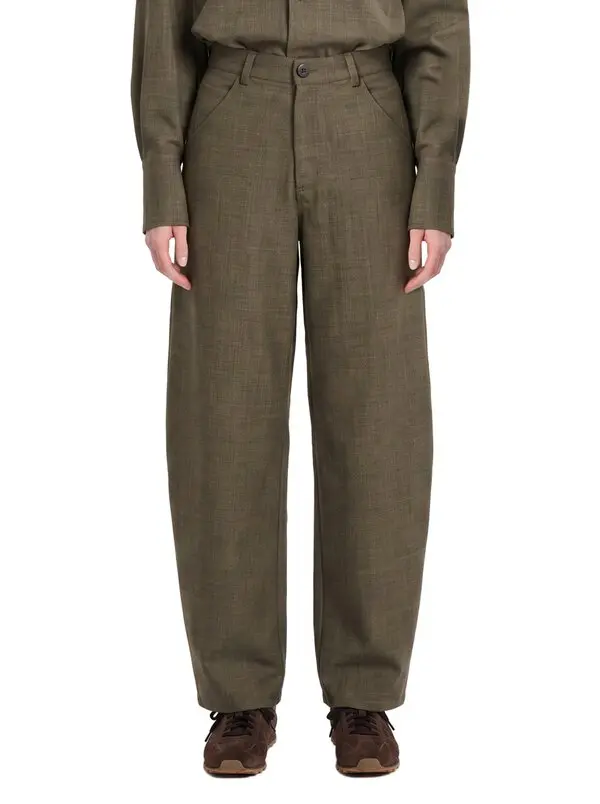 DARKPARK High-waist Wide-leg Pants